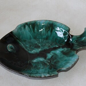 Blue Mountain Pottery Fish Dish BMP Fish Plate Midcentury - Etsy