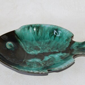 Blue Mountain Pottery Fish Dish BMP Fish Plate Midcentury - Etsy