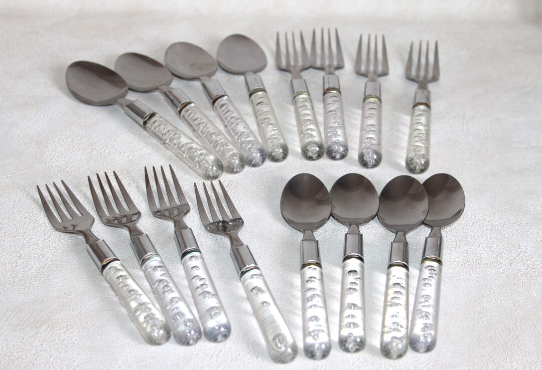 Reserved Vintage IKEA Bubblor Cutlery – 16 PC Set of Four Each Soup ...