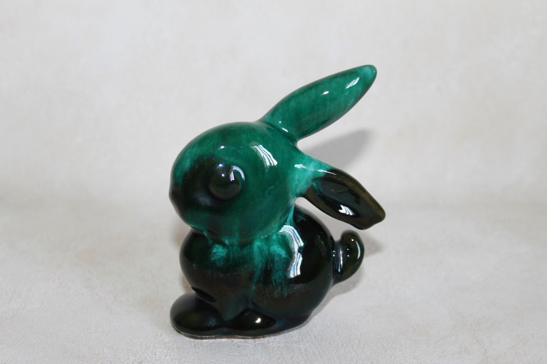 Vintage Bunny Rabbit Figurine - Canadian Mid Century Pottery - Etsy