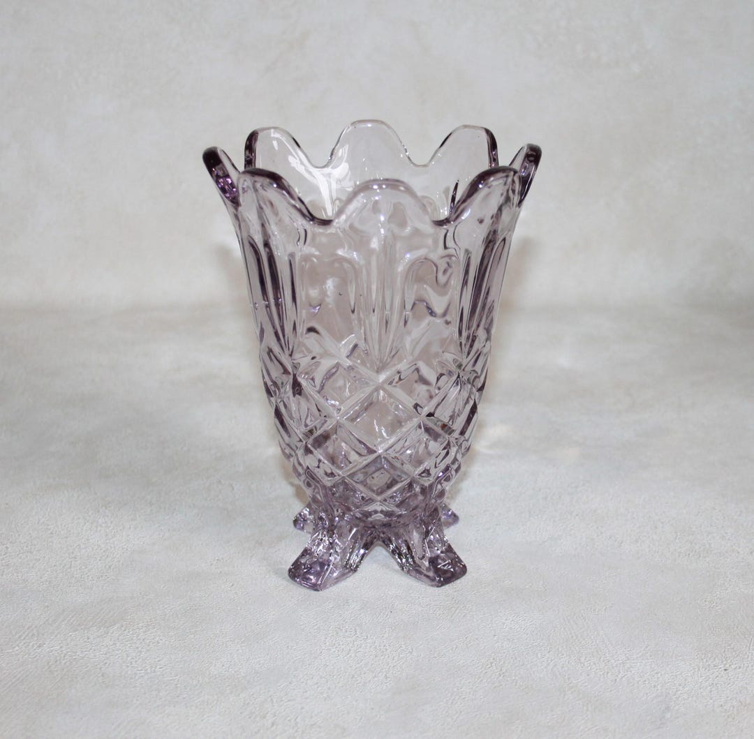 1940s Sowerby Sun-purpled Glass Celery Vase - Art Deco Pattern F2583 - Etsy
