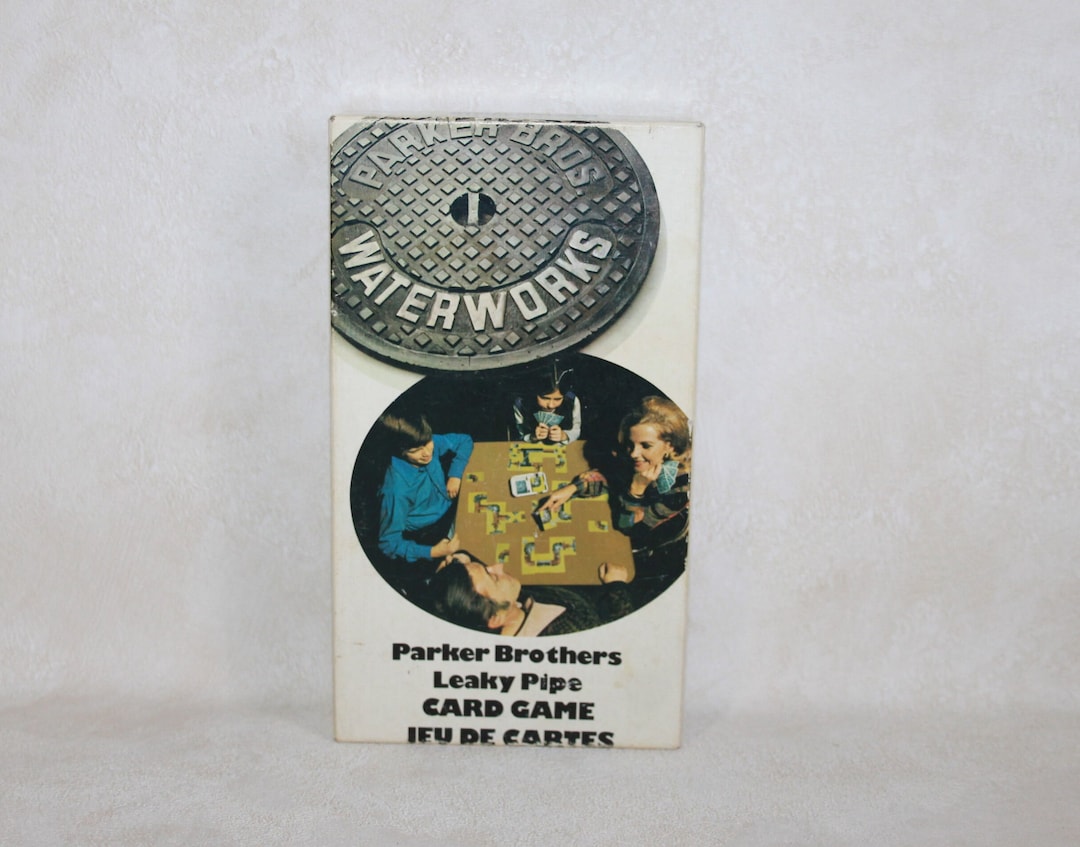 Waterworks 1972 Leaky Pipe Card Game Parker Brothers - Etsy