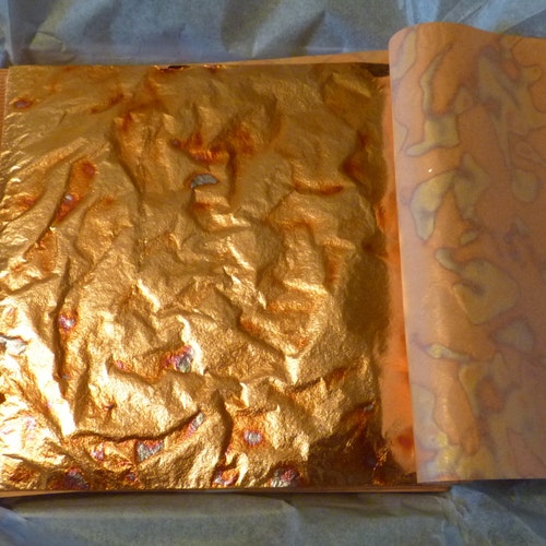Variegated Gold Leaf 25 Sheets Red & Blue Variations 14 - Etsy