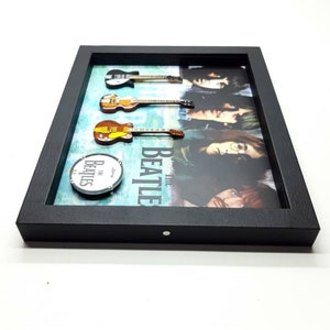 The Beatles Guitar and Drum Shadow Box - Etsy