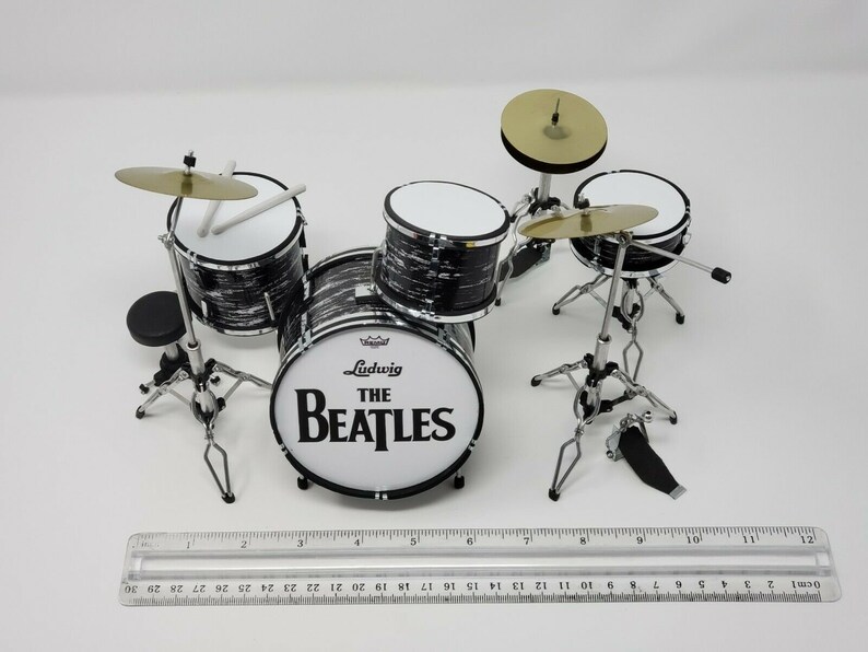 Miniature Beatles Instrument Set Accurate Reproduction of - Etsy