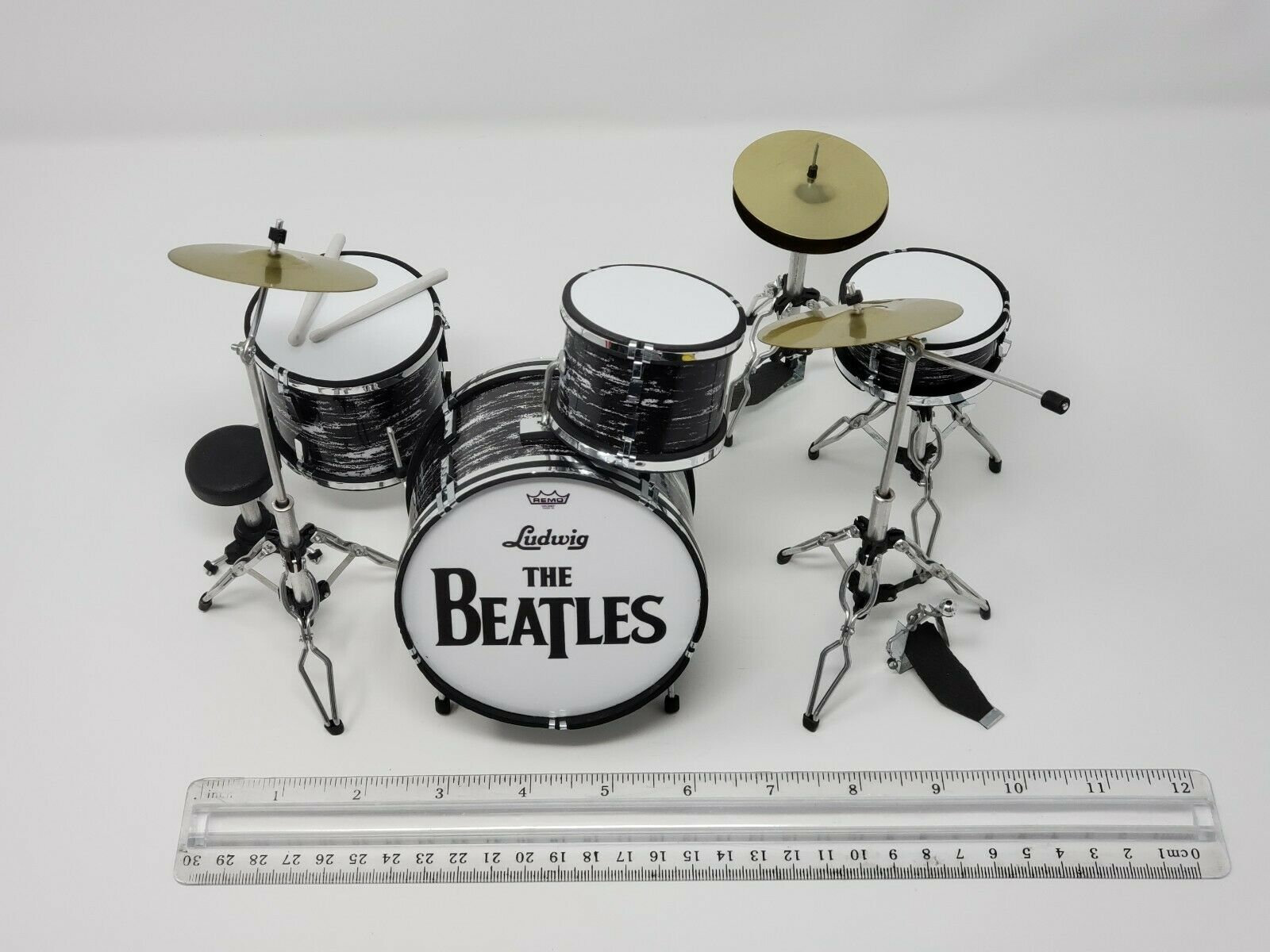 Miniature Beatles Instrument Set Accurate Reproduction of - Etsy