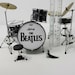 Miniature Beatles Instrument Set Accurate Reproduction of Guitars With ...
