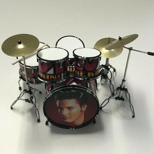 Miniature Elvis Presley Instrument Set Accurate Reproduction of Guitars ...
