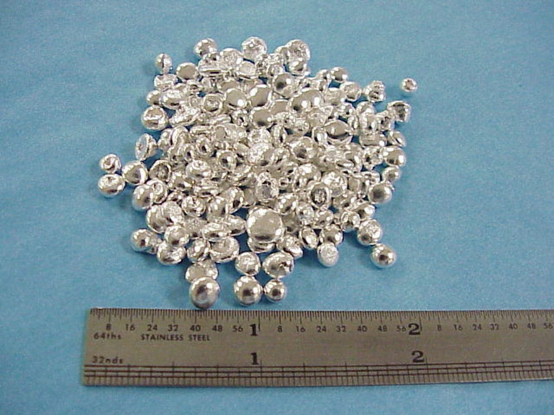 10 Grams .9999 Pure Silver Shot / Grain Bullion - Lowest Cost per 10 ...