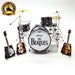 Miniature Beatles Instrument Set Accurate Reproduction of Guitars With ...