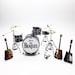 Miniature Beatles Instrument Set Accurate Reproduction of Guitars With ...
