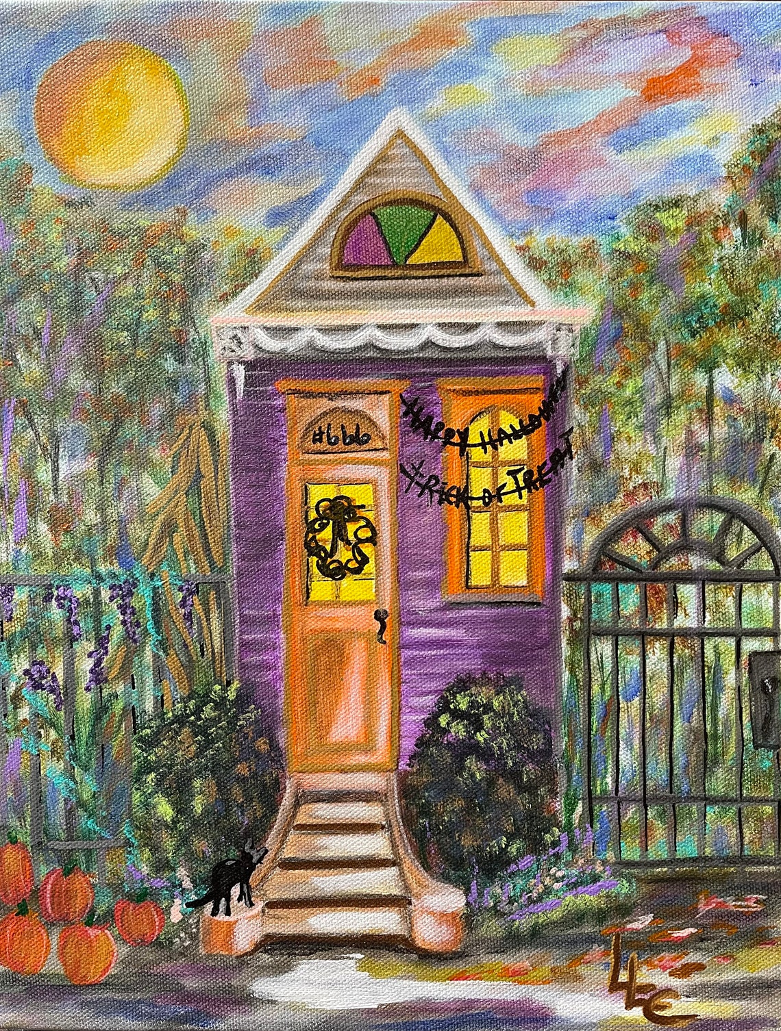 Halloween House 666 - Etsy