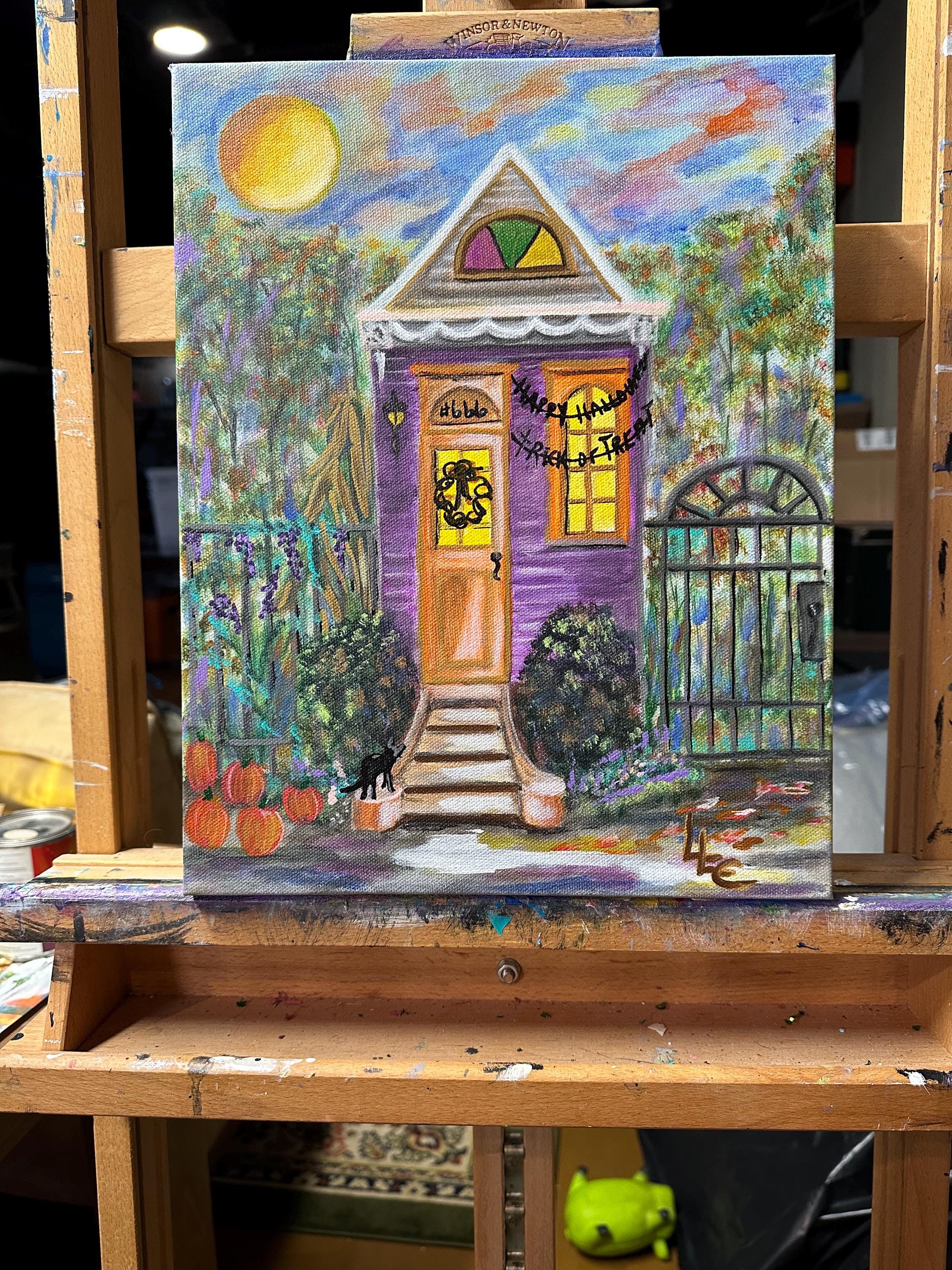 Halloween House 666 - Etsy