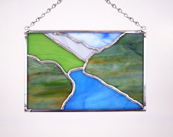 Stained Glass River - Etsy