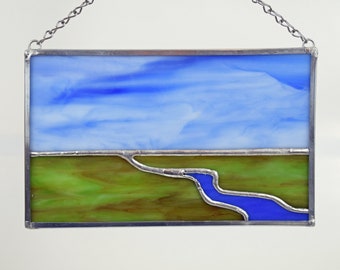 Stained Glass River - Etsy
