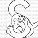 S is for Seal | Abcs Coloring Page | Alphabet | Printable Digital ...