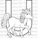 U is for Unicorn | Abcs Coloring Page | Alphabet | Printable Digital ...