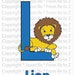 L is for Lion | Abcs Coloring Page | Alphabet | Printable Digital ...