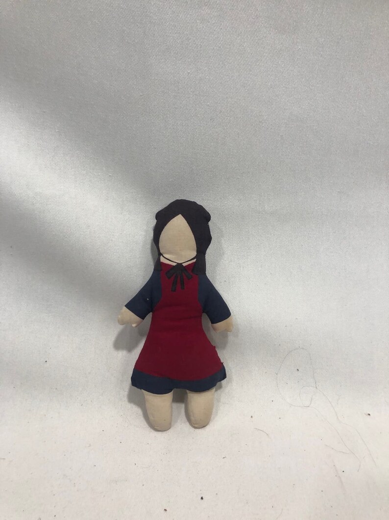 8" Faceless Amish Woman Girl Plush Simple - Etsy