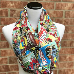 Marvel Scarf Comics Scarf Infinity Scarf for Comics Lovers, Ironman ...