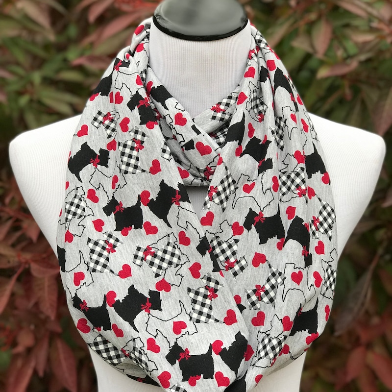 Scottie Dog Scarf - Etsy