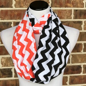 Cincinnati Bengals Tennessee Orange Tangerine Black Chevron Infinity ...
