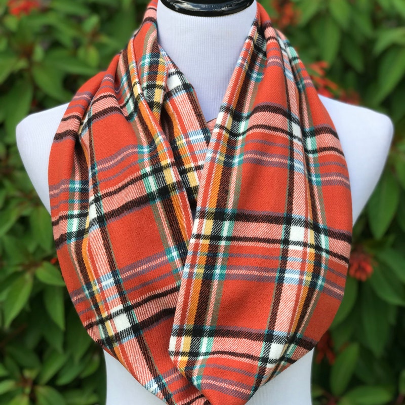 Plaid Flannel Scarf - Etsy