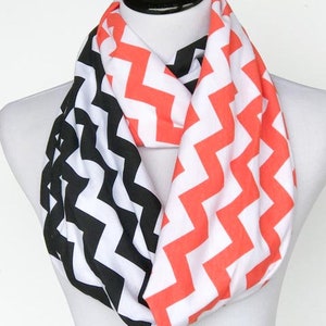Cincinnati Bengals Tennessee Orange Tangerine Black Chevron Infinity ...