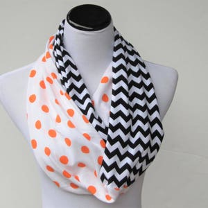 Cincinnati Bengals Tennessee Orange Polka Dots Black Chevron Infinity ...