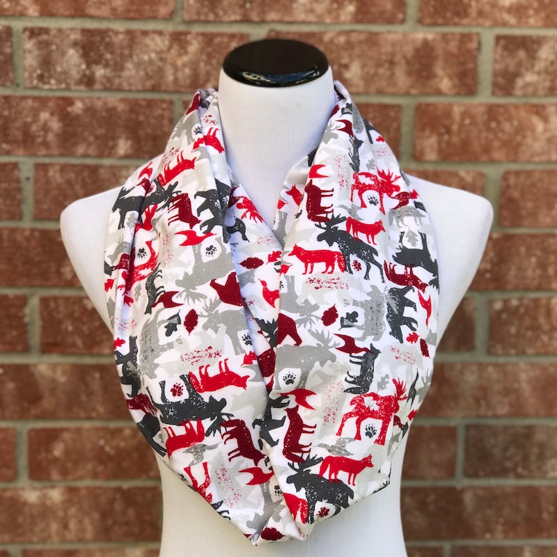 Red Fox Scarf - Etsy