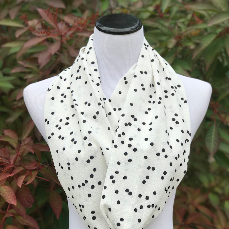 Polka Dots Scarf - Etsy