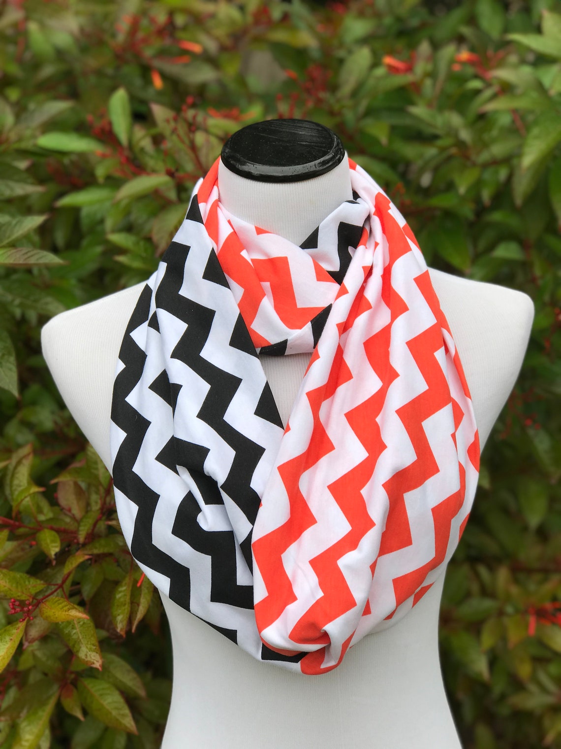 Cincinnati Bengals Tennessee Orange Tangerine Black Chevron Infinity ...