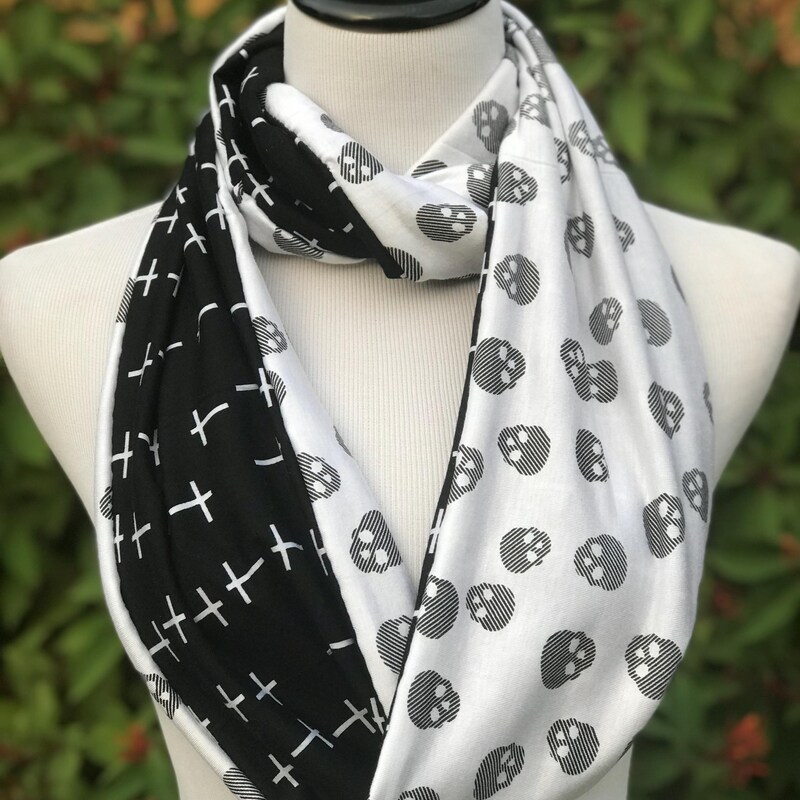 Cross Infinity Scarf - Etsy