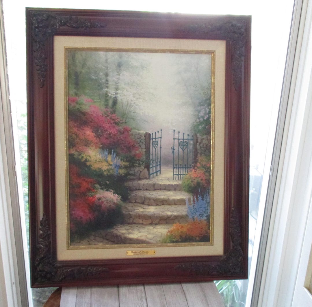 Thomas Kinkade Gardens of Promise 1998 Reproduction With COA - Etsy