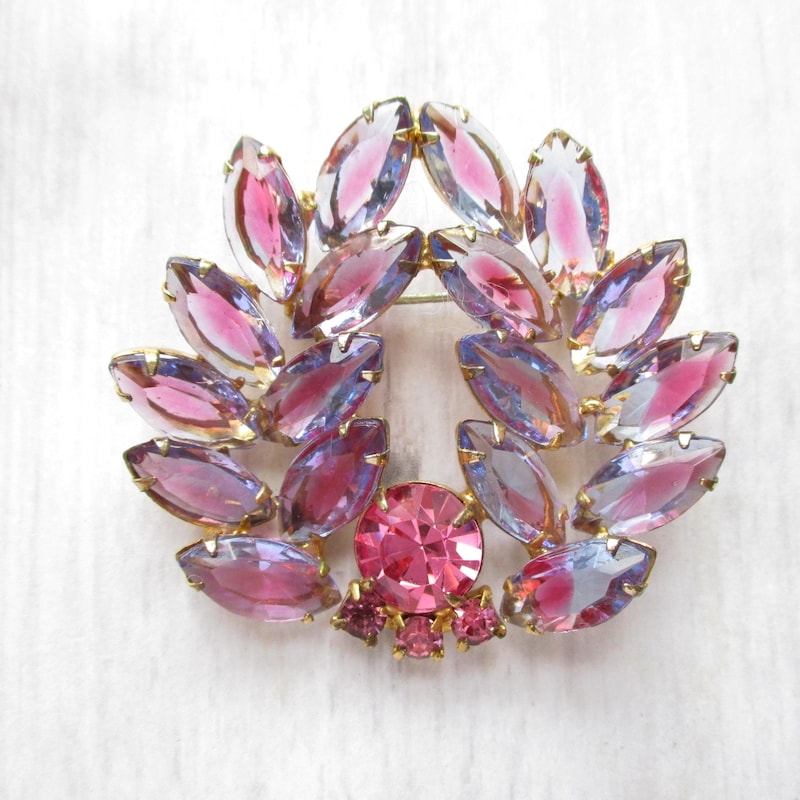 Rhinestone Brooches - Etsy