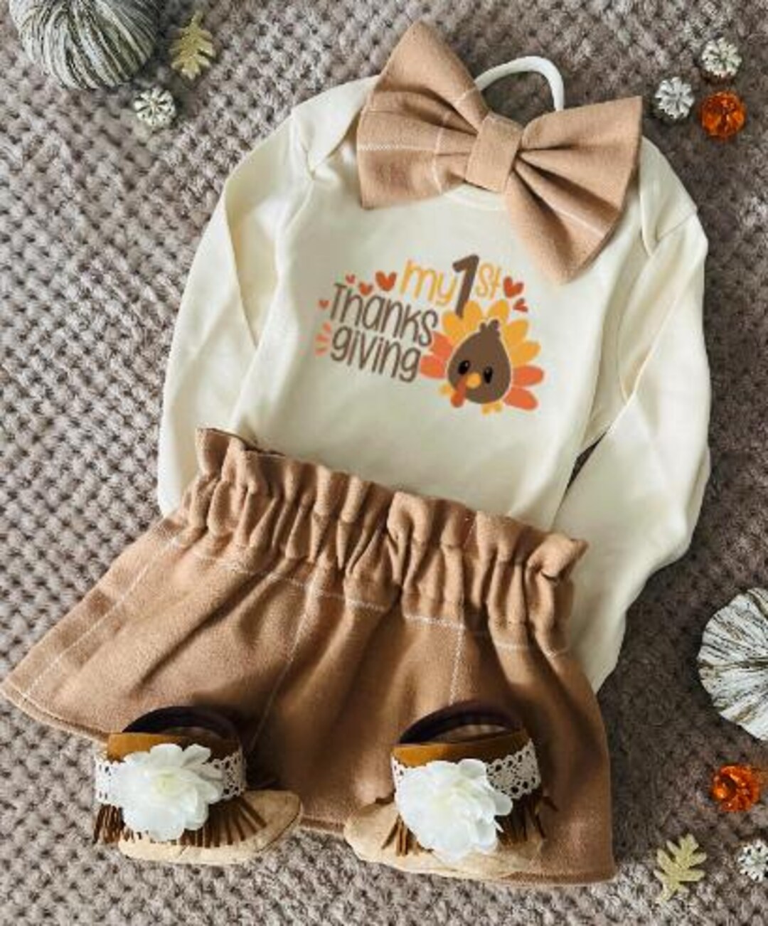 My First Thanksgiving Girl Outfit