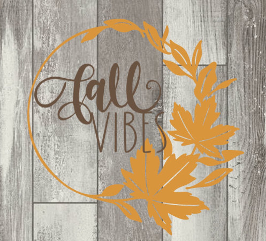 Fall Vibes PNG, Fall Vibes Wreath Png, Fall PNG, Fall Vibes Download ...