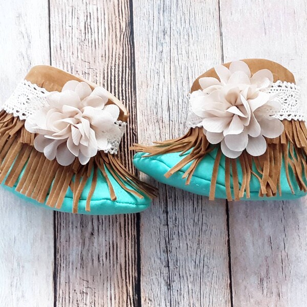 Turquoise Boots - Etsy
