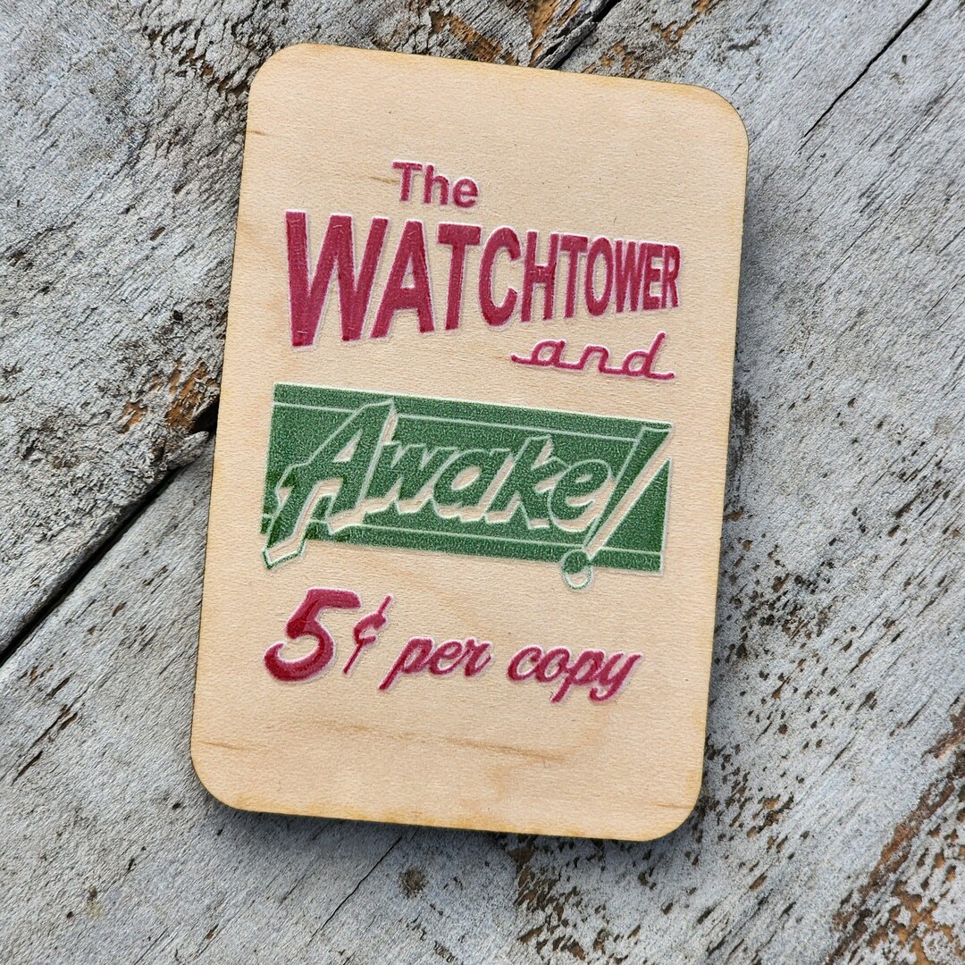 Watchtower & Awake Retro Magnet - Etsy