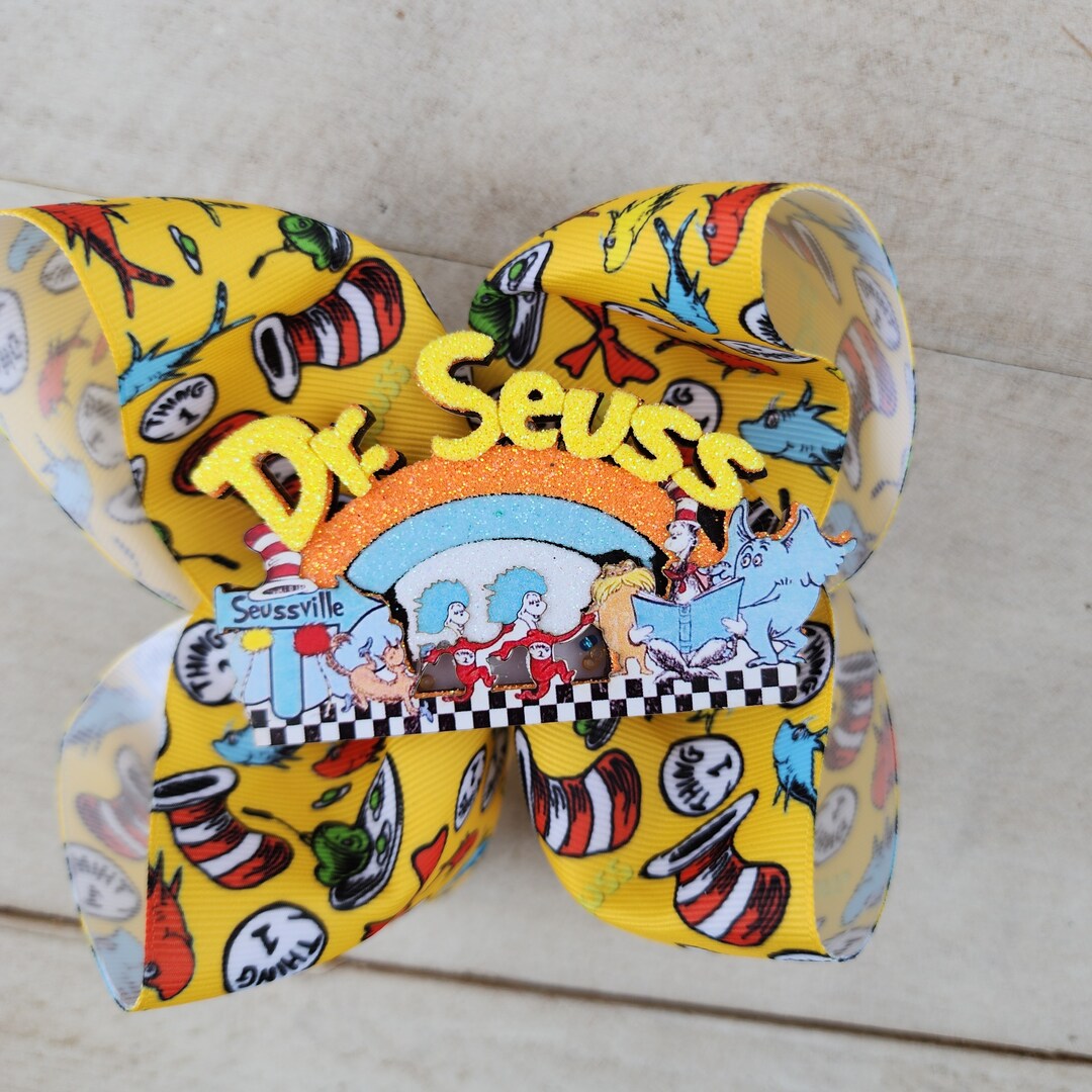Dr Seuss Glitter Center - Etsy