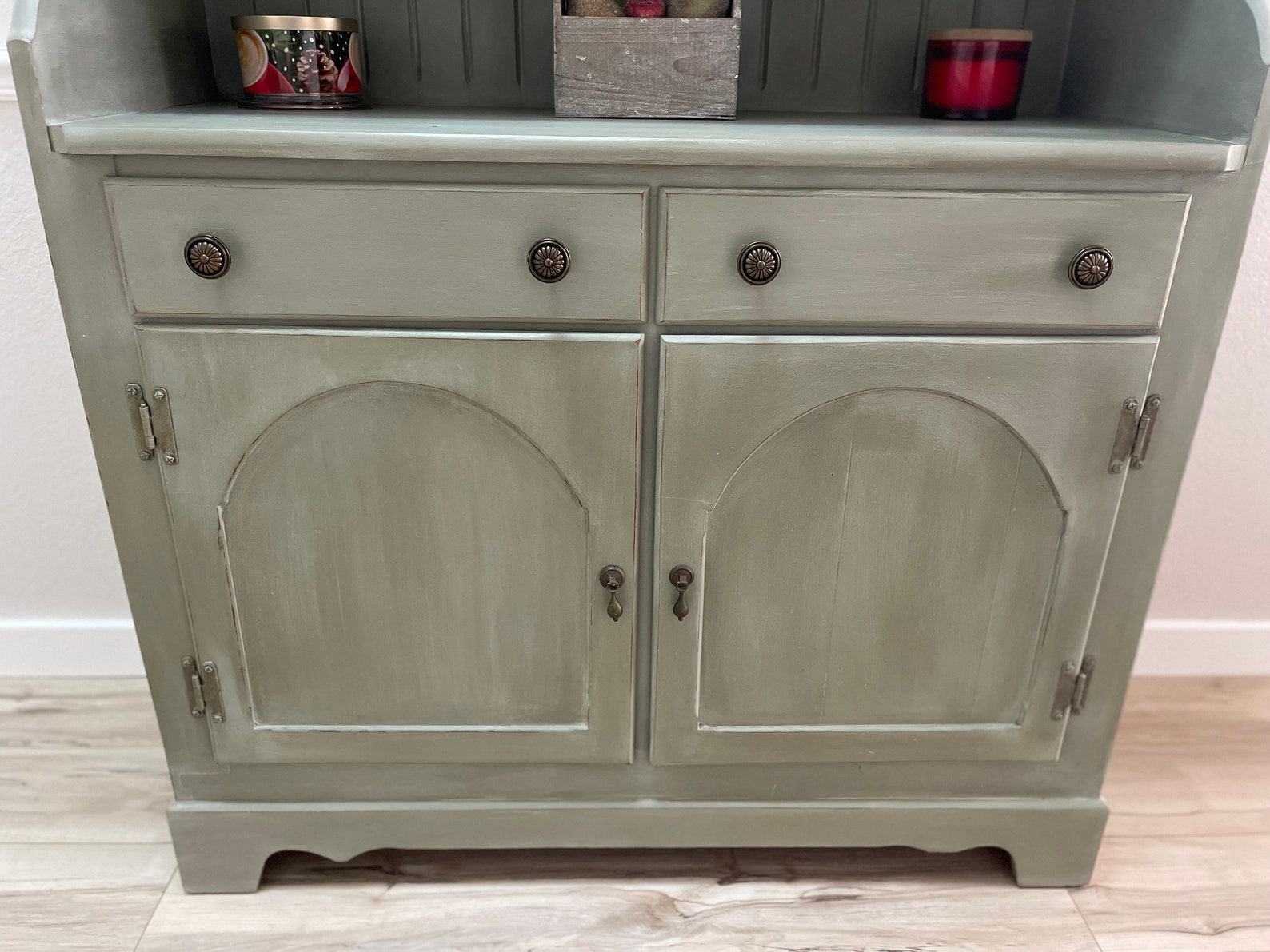 Farmhouse/country/cottage/rustic Kitchen Hutch/kitchen Cabinet/storage ...