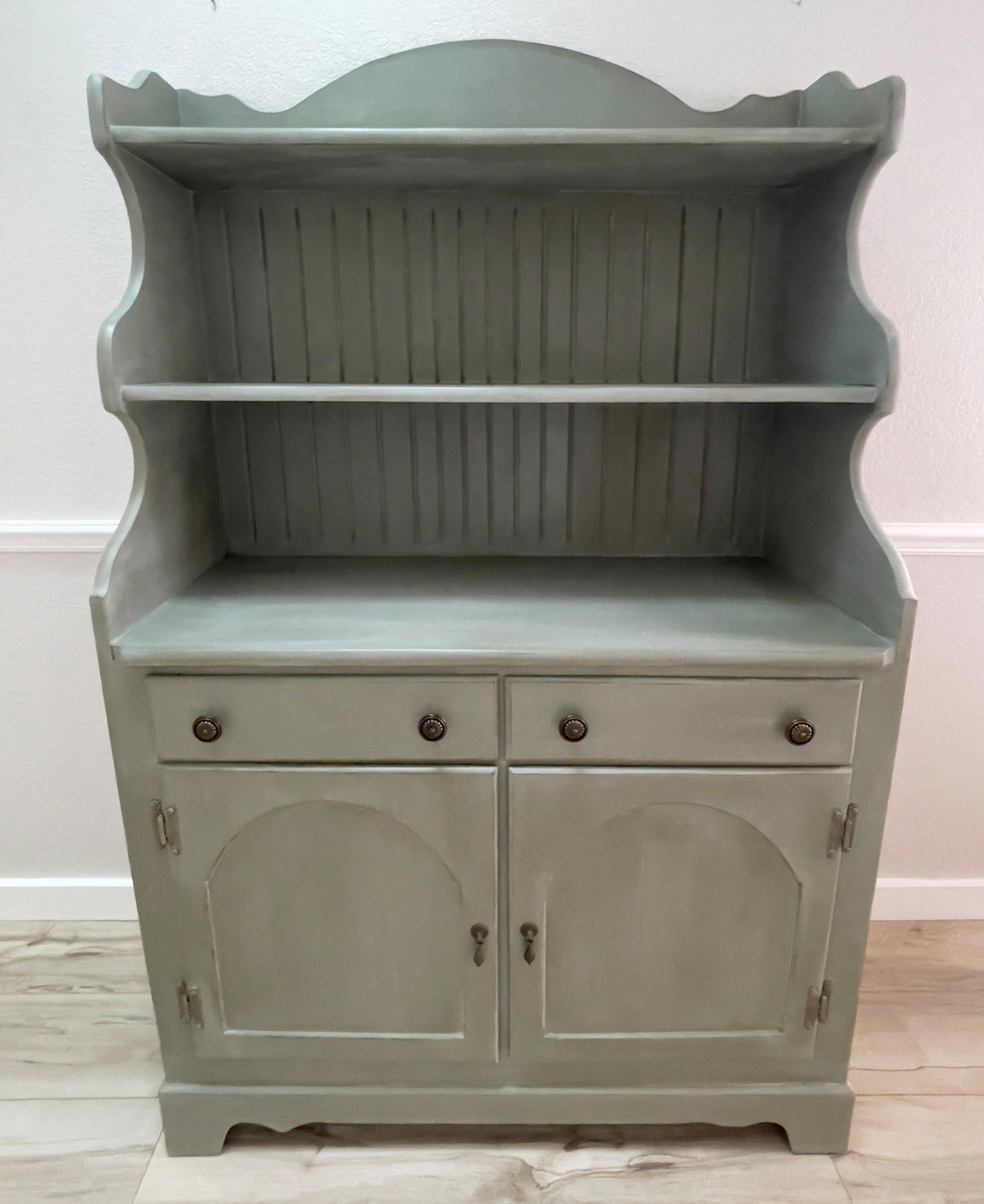 Farmhouse/country/cottage/rustic Kitchen Hutch/kitchen Cabinet/storage ...