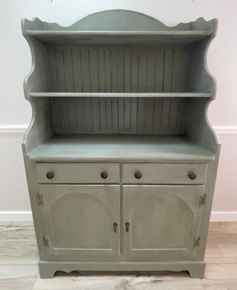 Farmhouse/country/cottage/rustic Kitchen Hutch/kitchen Cabinet/storage ...