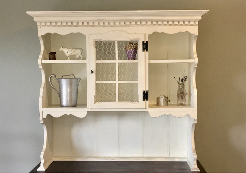 Hutch/farmhouse/kitchen Hutch/cottage/rustic/kitchen Cabinet/storage ...