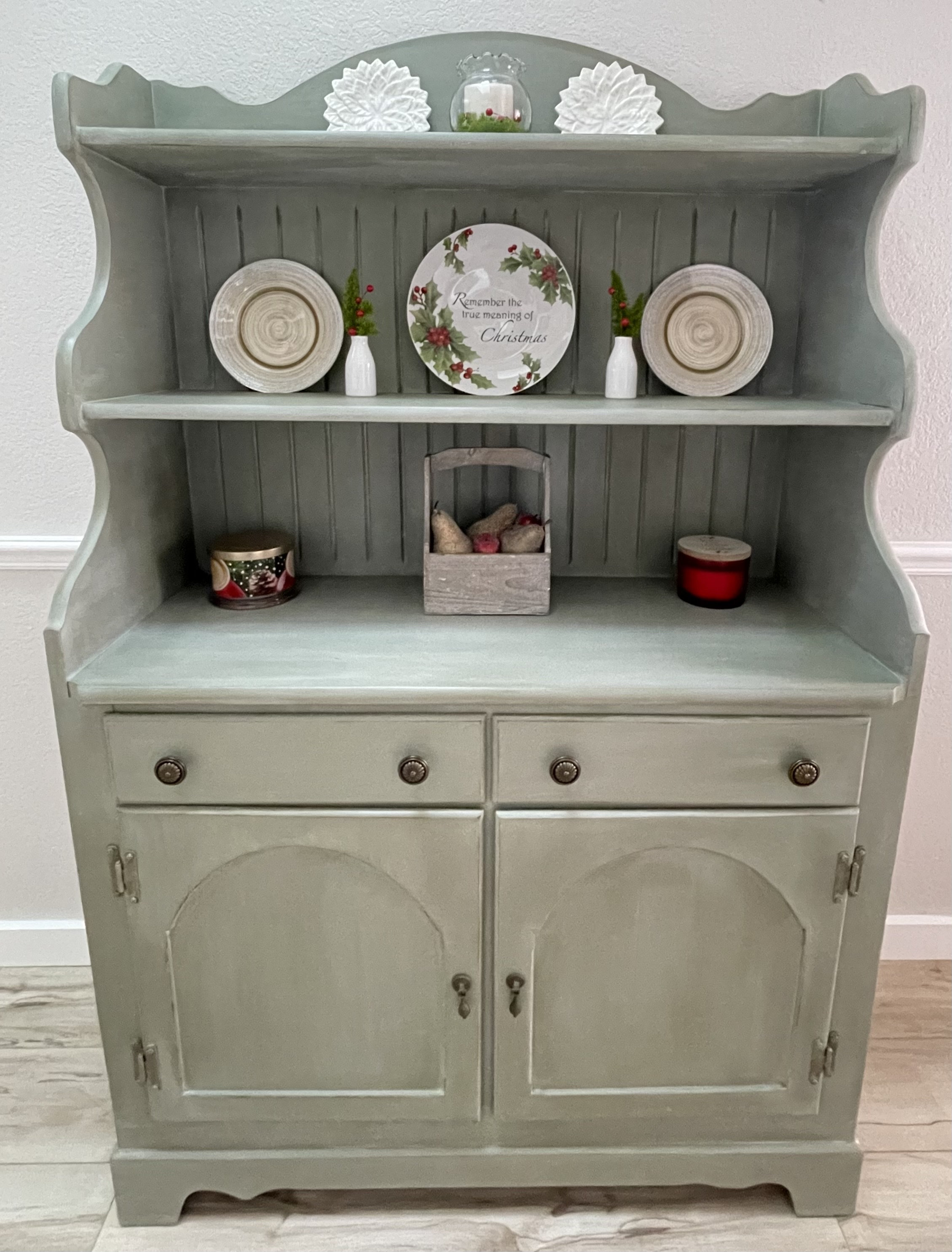 Farmhouse/country/cottage/rustic Kitchen Hutch/kitchen Cabinet/storage ...
