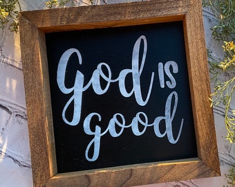 God is Good Wood Signs - Etsy