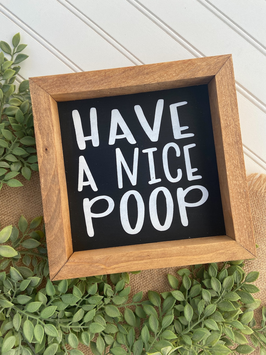 Funny Have a Nice Poop Bathroom Sign - Etsy