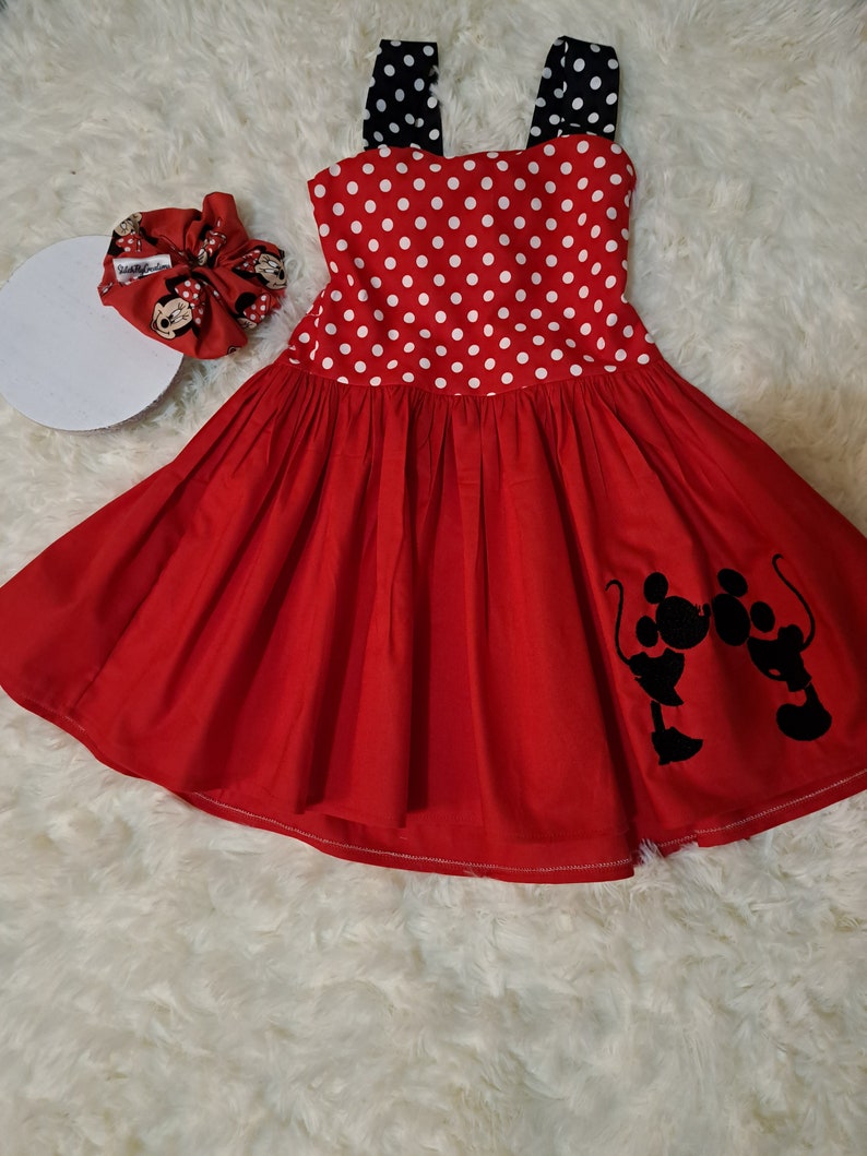 Minnie Mouse Dress Girls Minnie Mouse Dres Party Minnie - Etsy