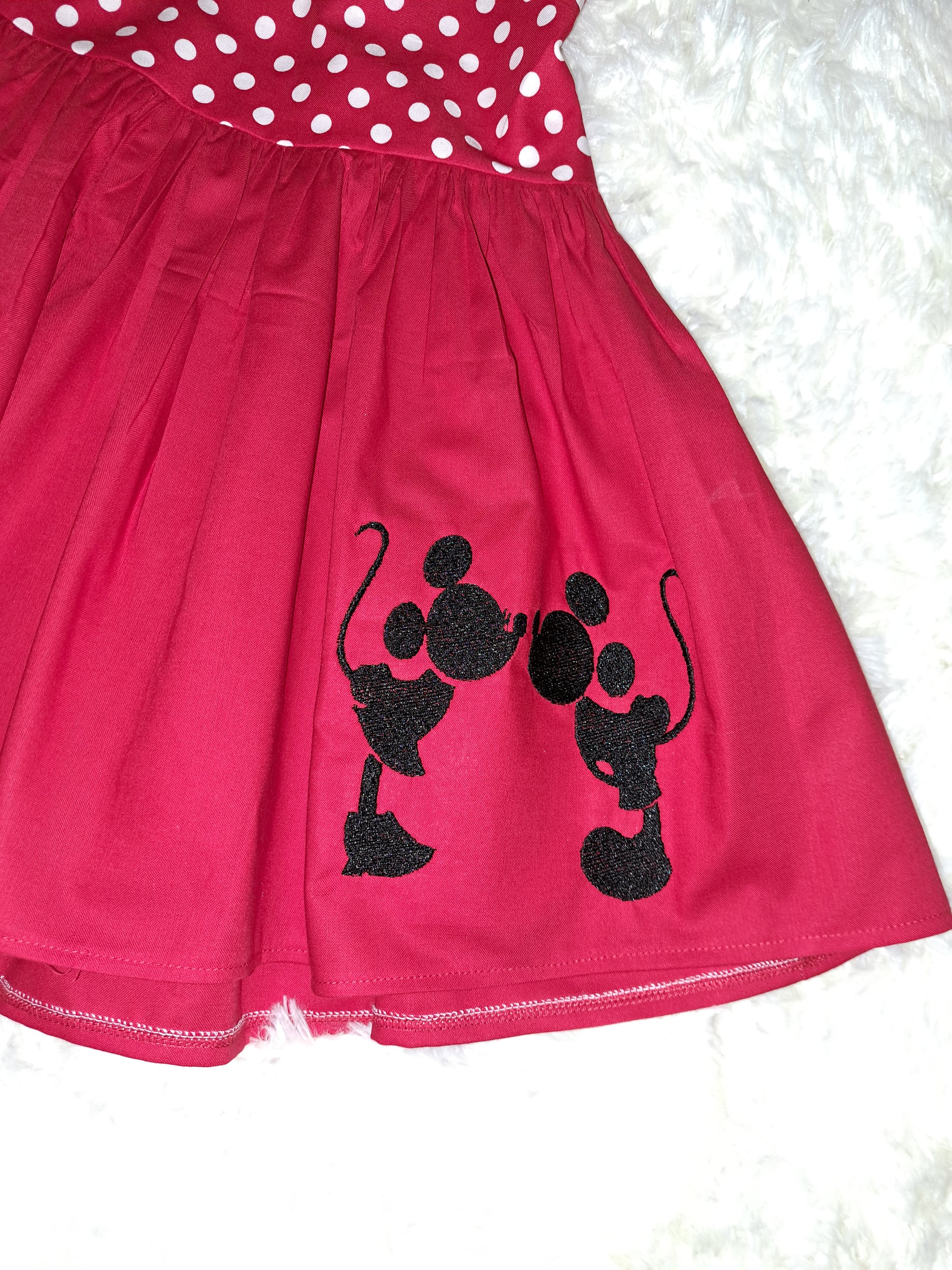 Minnie Mouse Dress, Girls Minnie Mouse Dres , Party Minnie Dress Red ...