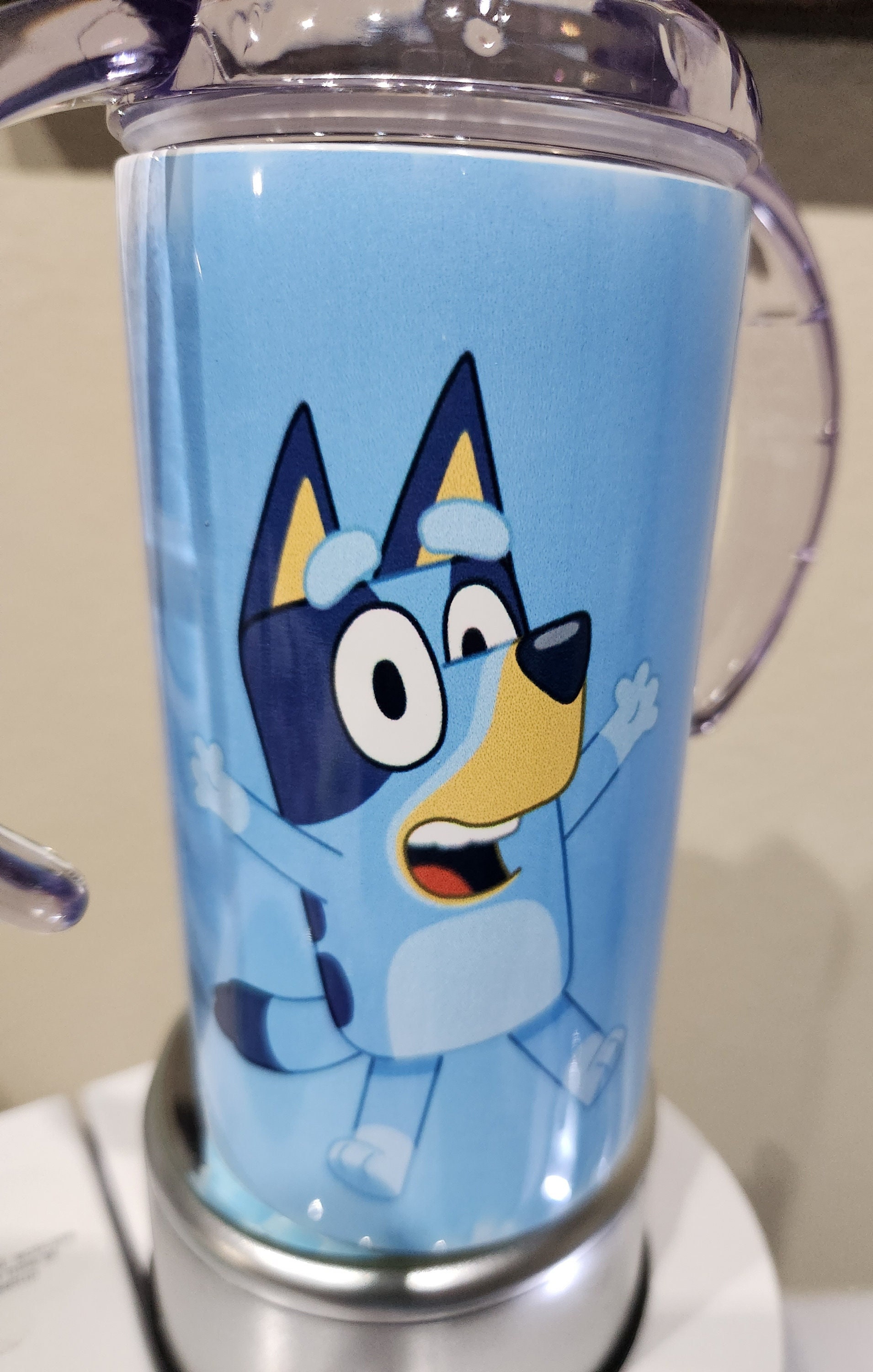 Blue Sippy Cup, Boys, Girls Sippy Blue Cup, Handmade Blue Sippy Cup ...